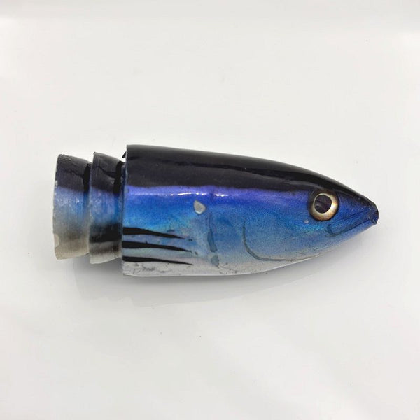 Alii Kai Lures Aku Fish Head 12" HEAVY 22 oz Blue Purple New As IS ...