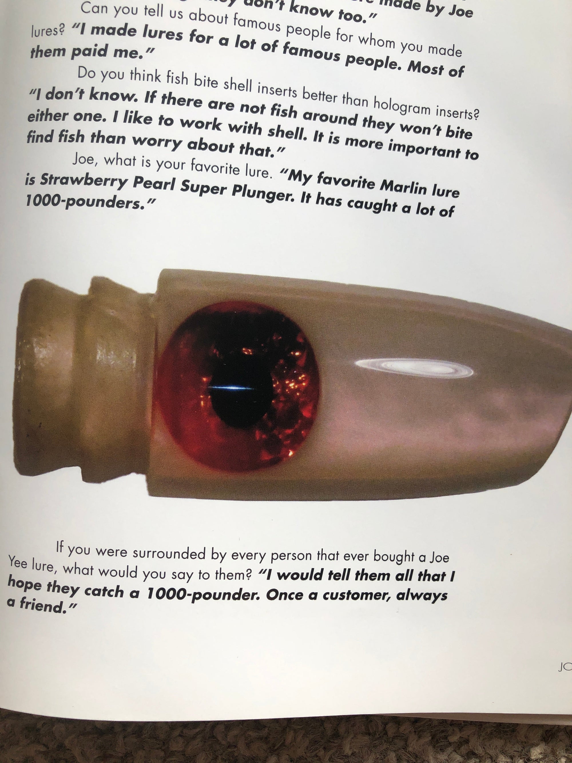 Joe Yee's Favorite - Vintage Strawberry Super Plunger - Bill Rash Joe ...