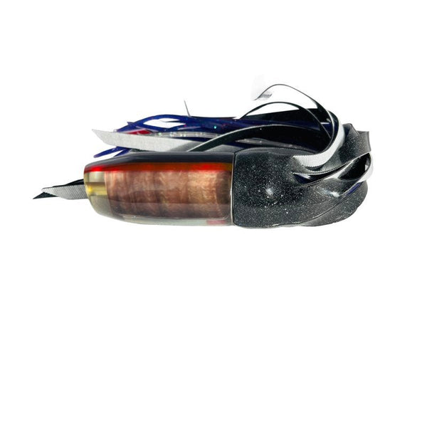 Scott Crampton Baits - 14" Black Mother Pearl Plunger Skirted – Marlin ...